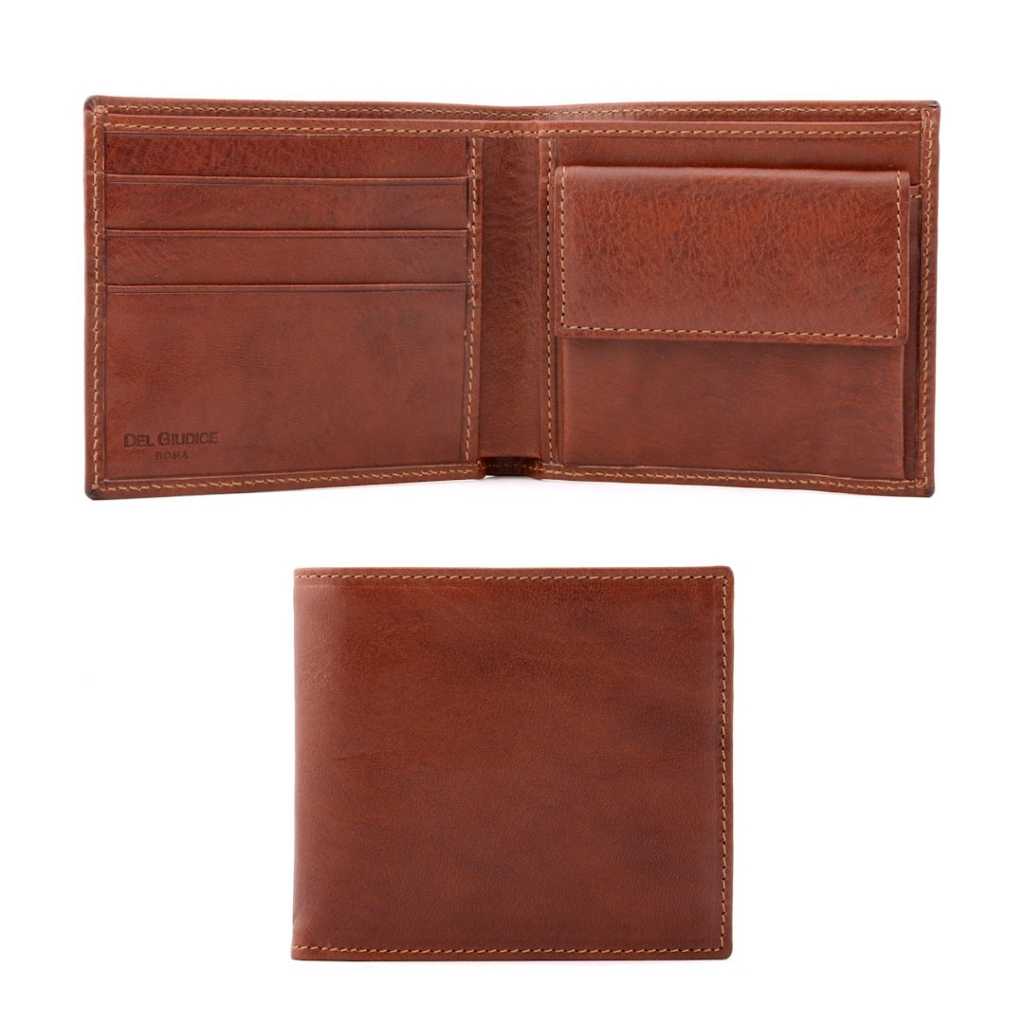 Handmade Italian Leather Wallets & Billfolds for Men | Del Giudice Roma